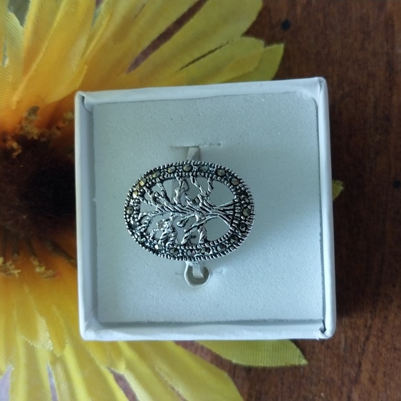 MEXICANA | Jewelry | New 925 Silver And Marquesite Ring The Tree Of ...